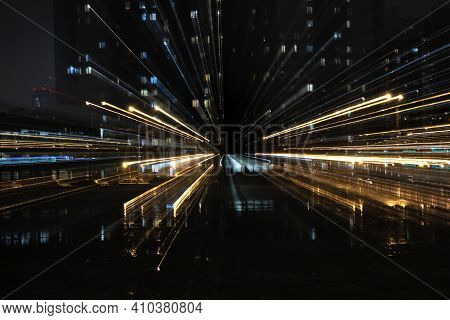 Night Building Glowing Image & Photo (Free Trial) | Bigstock