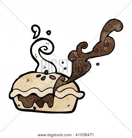 Cartoon Meat Pie Vector & Photo (Free Trial) | Bigstock