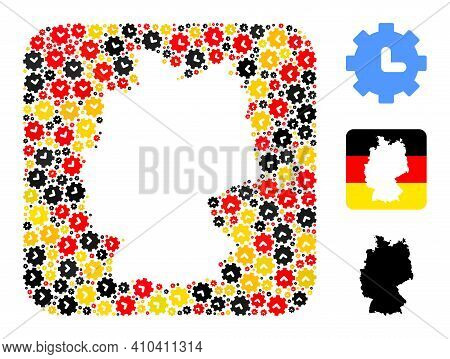 Germany Map Stencil Vector & Photo (Free Trial) | Bigstock