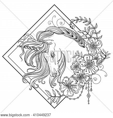 Head Unicorn Profile Vector & Photo (Free Trial) | Bigstock