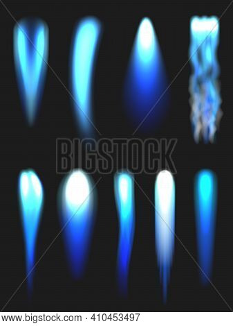 Jet Flames. Blue Vector & Photo (Free Trial) | Bigstock