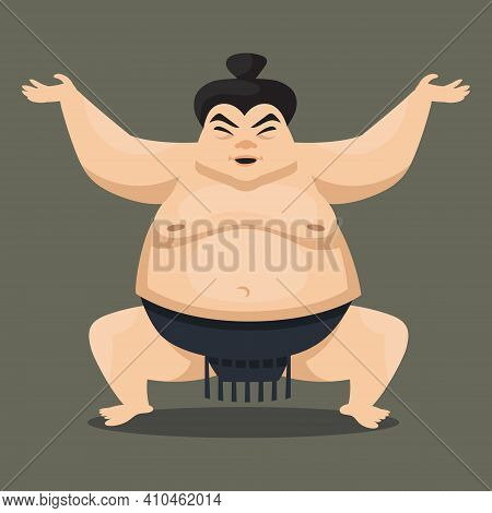 Sumo Wrestler Front Vector & Photo (Free Trial) | Bigstock