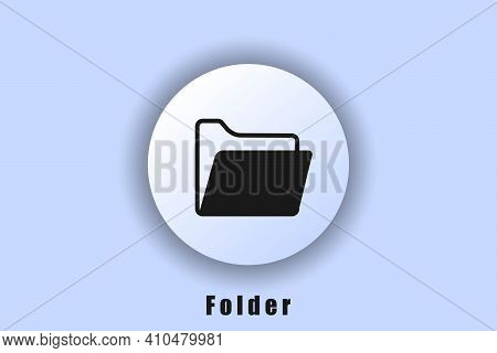 Black Folder Logo. Vector & Photo (Free Trial) | Bigstock