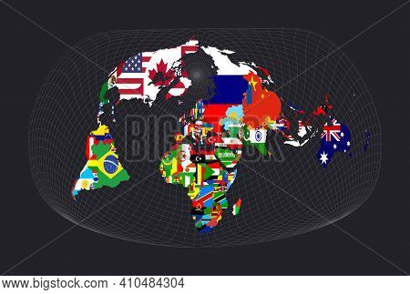 World Flag Map. Vector & Photo (Free Trial) | Bigstock