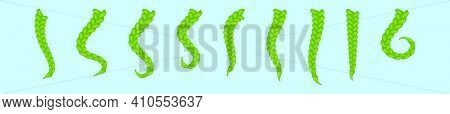 Set Plait Cartoon Vector & Photo (Free Trial) | Bigstock