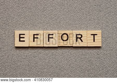 Text Word Effort Brown Image & Photo (Free Trial) | Bigstock