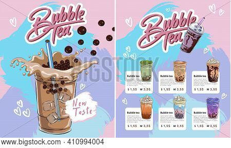 Bubble Tea Menu Image & Photo (Free Trial) | Bigstock