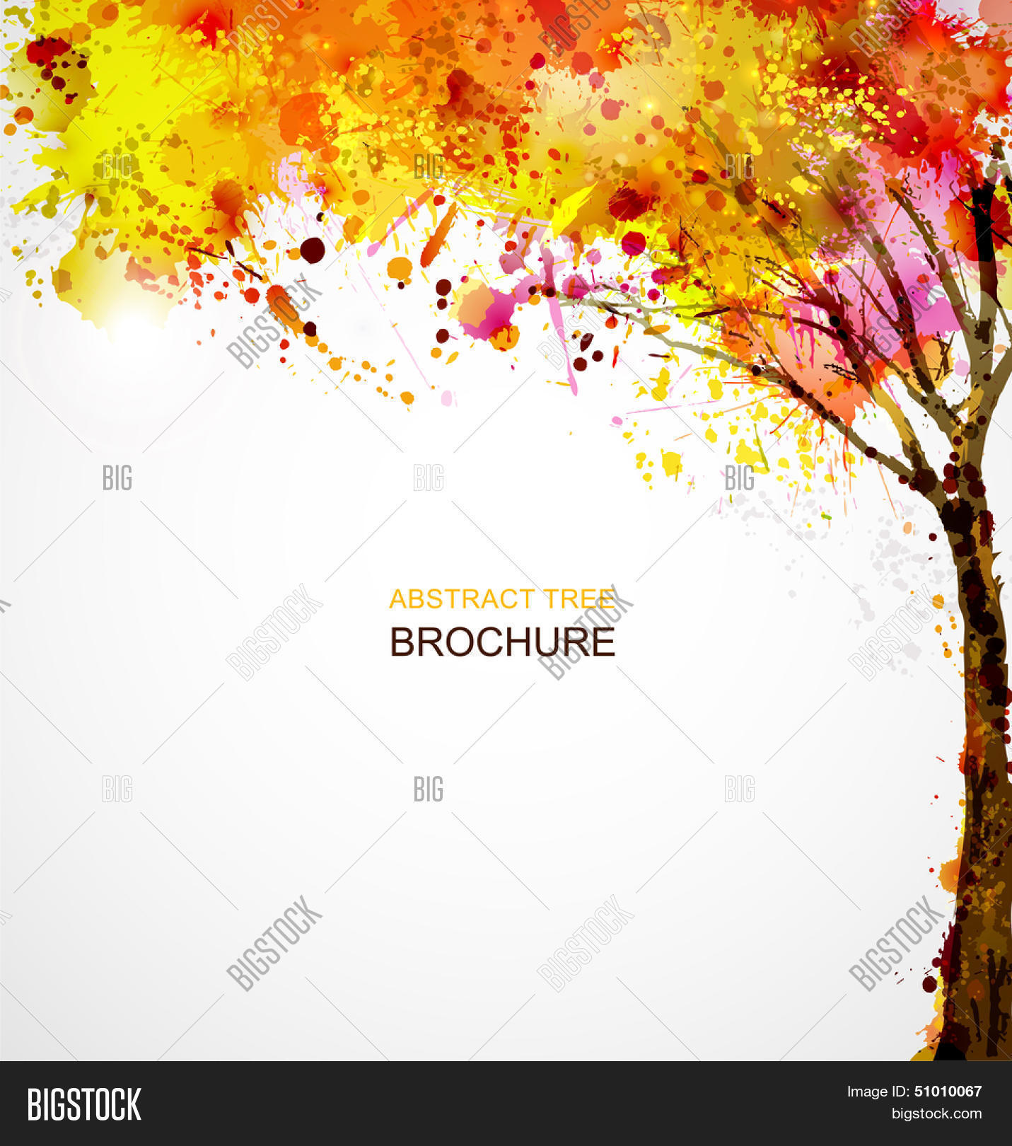 Autumn Abstract Tree Vector & Photo (Free Trial) | Bigstock