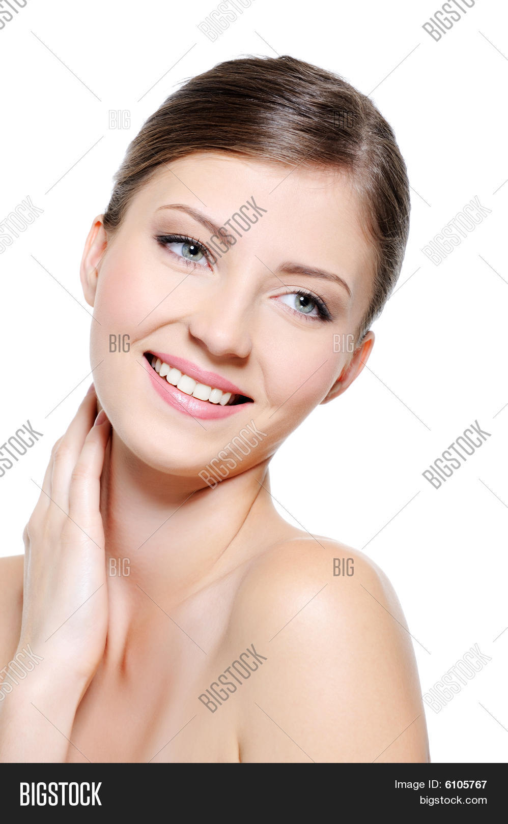 Female Face Pure Skin Image & Photo (Free Trial) | Bigstock