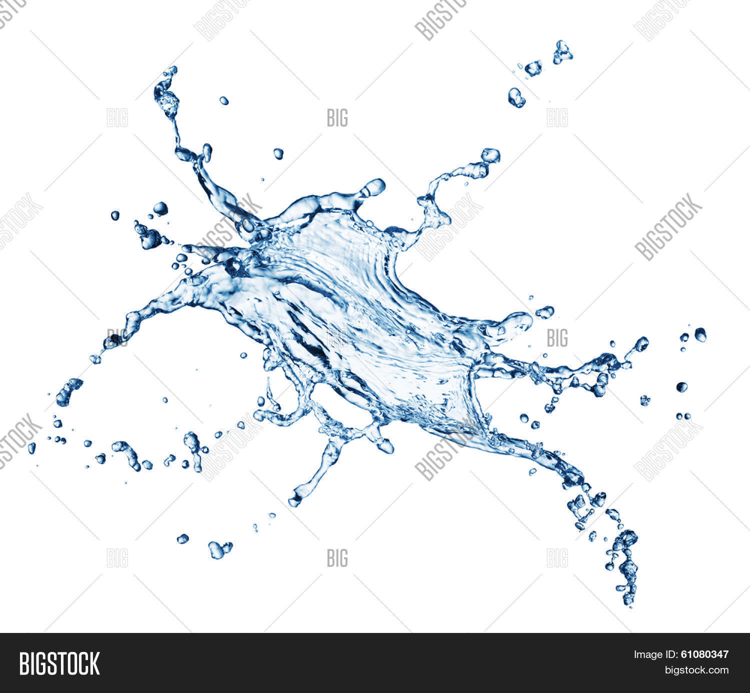 Blue Water Splash Image & Photo (Free Trial) | Bigstock