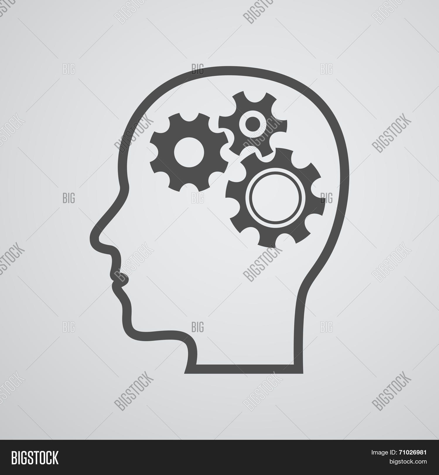 Head Gear Brain Vector & Photo (Free Trial) | Bigstock