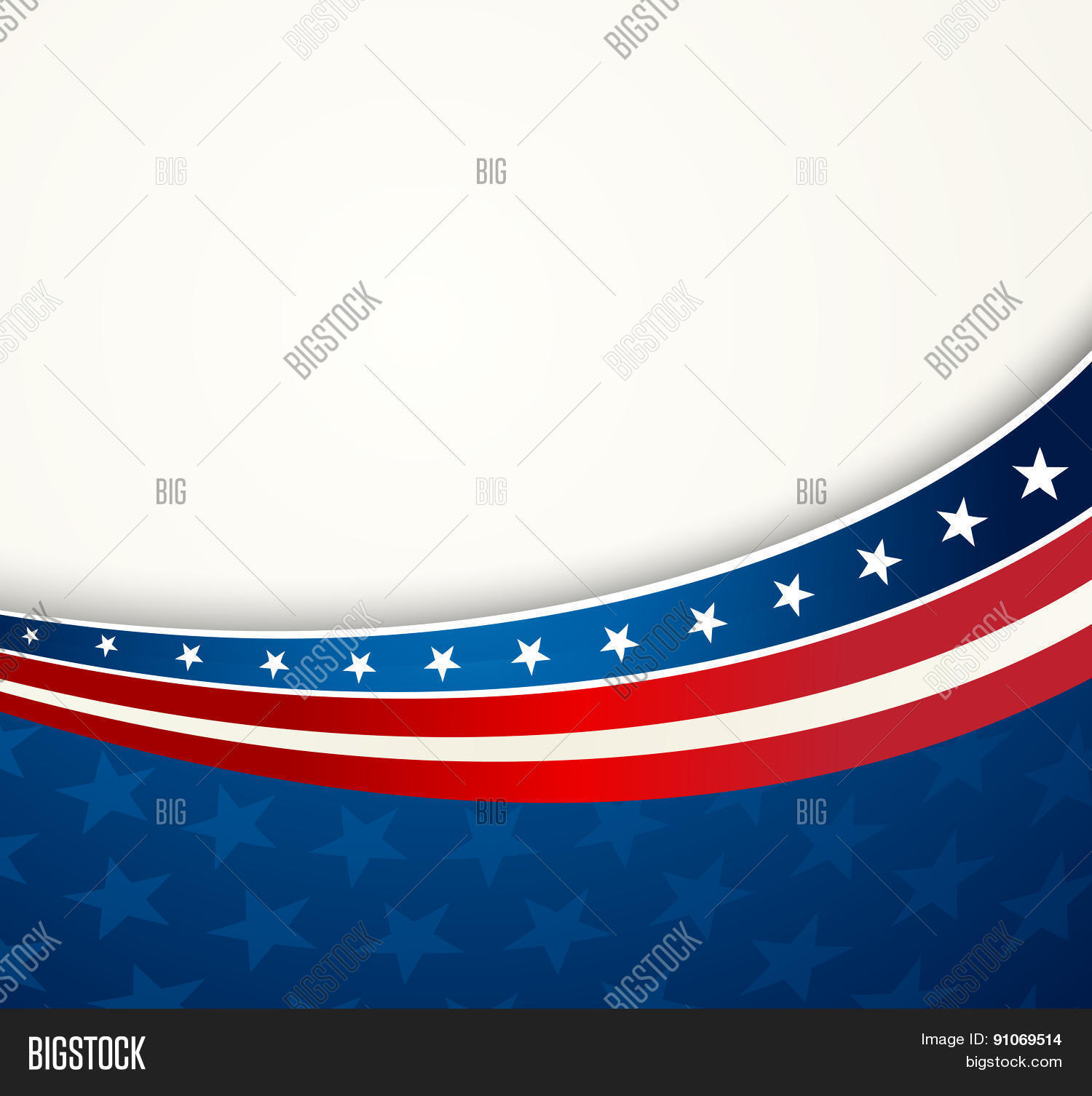 American Flag, Vector Vector & Photo (Free Trial) | Bigstock