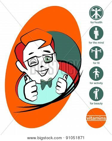 Cartoon Boy Healthy Vector & Photo (Free Trial) | Bigstock