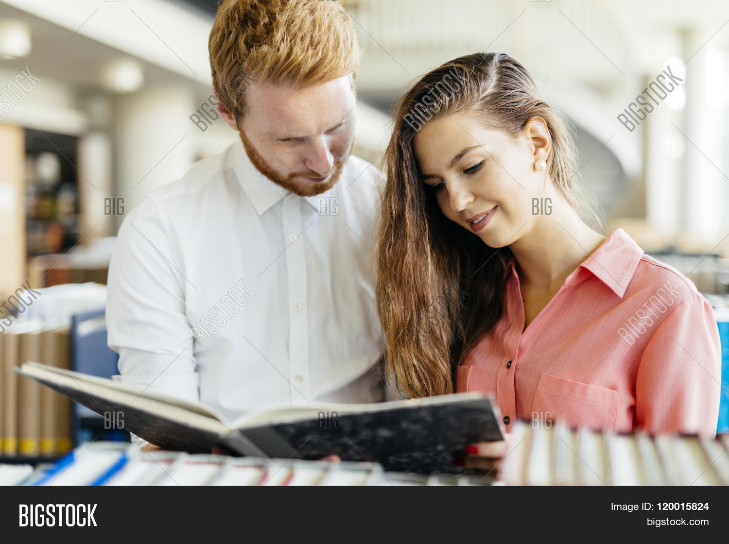 Two Students Reading Image & Photo (Free Trial) | Bigstock