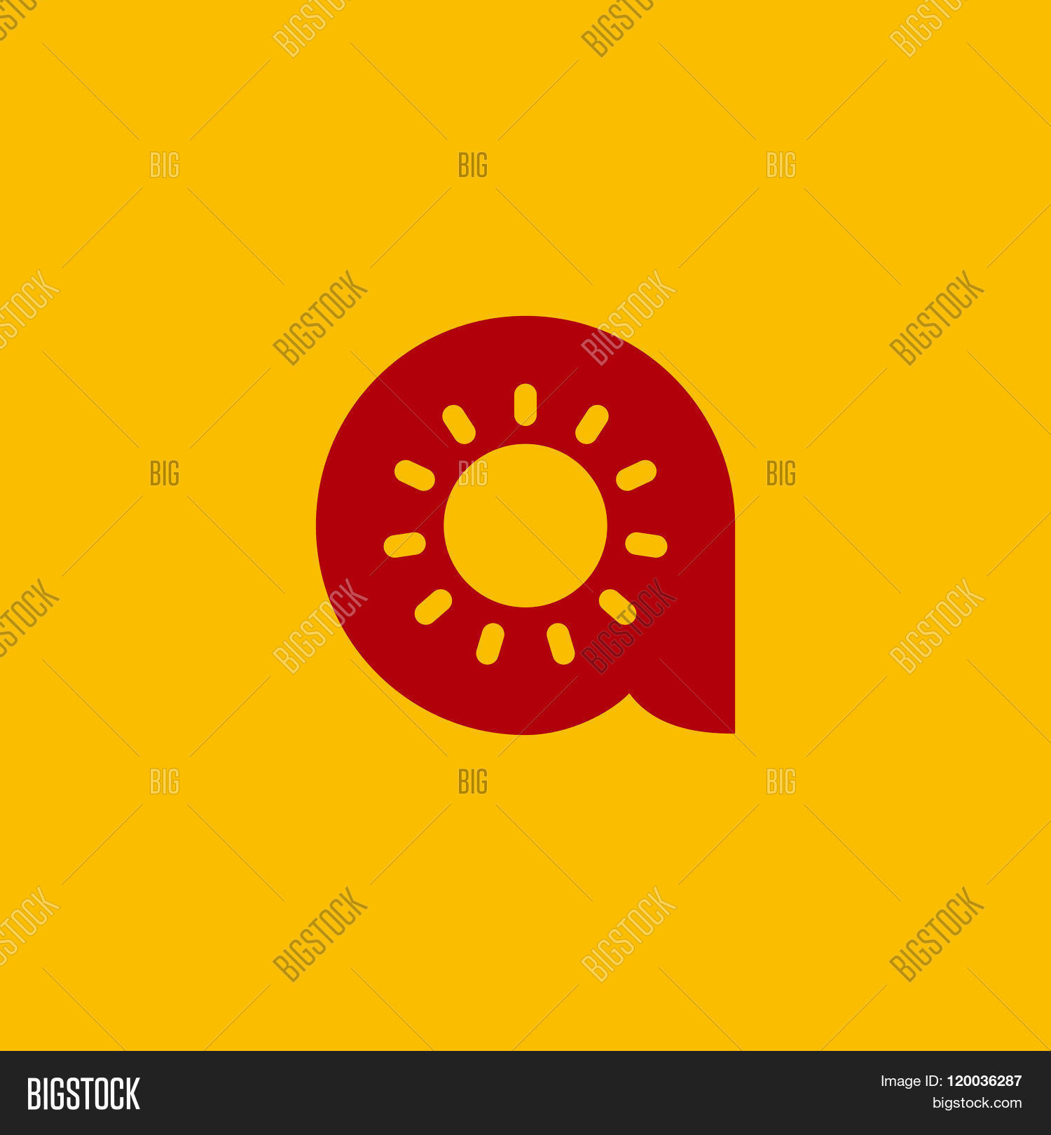 Letter Sun Logo Icon Vector & Photo (Free Trial) | Bigstock