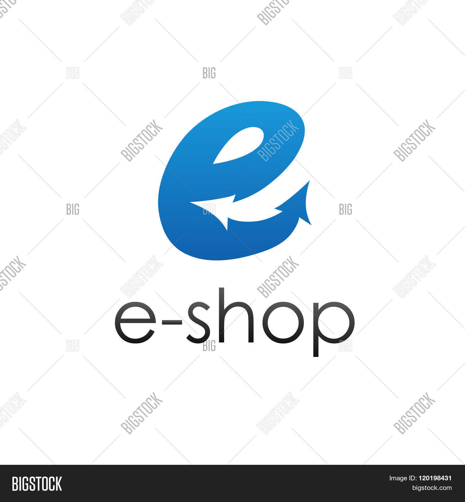 E Shop Vector Design Vector & Photo (Free Trial) | Bigstock