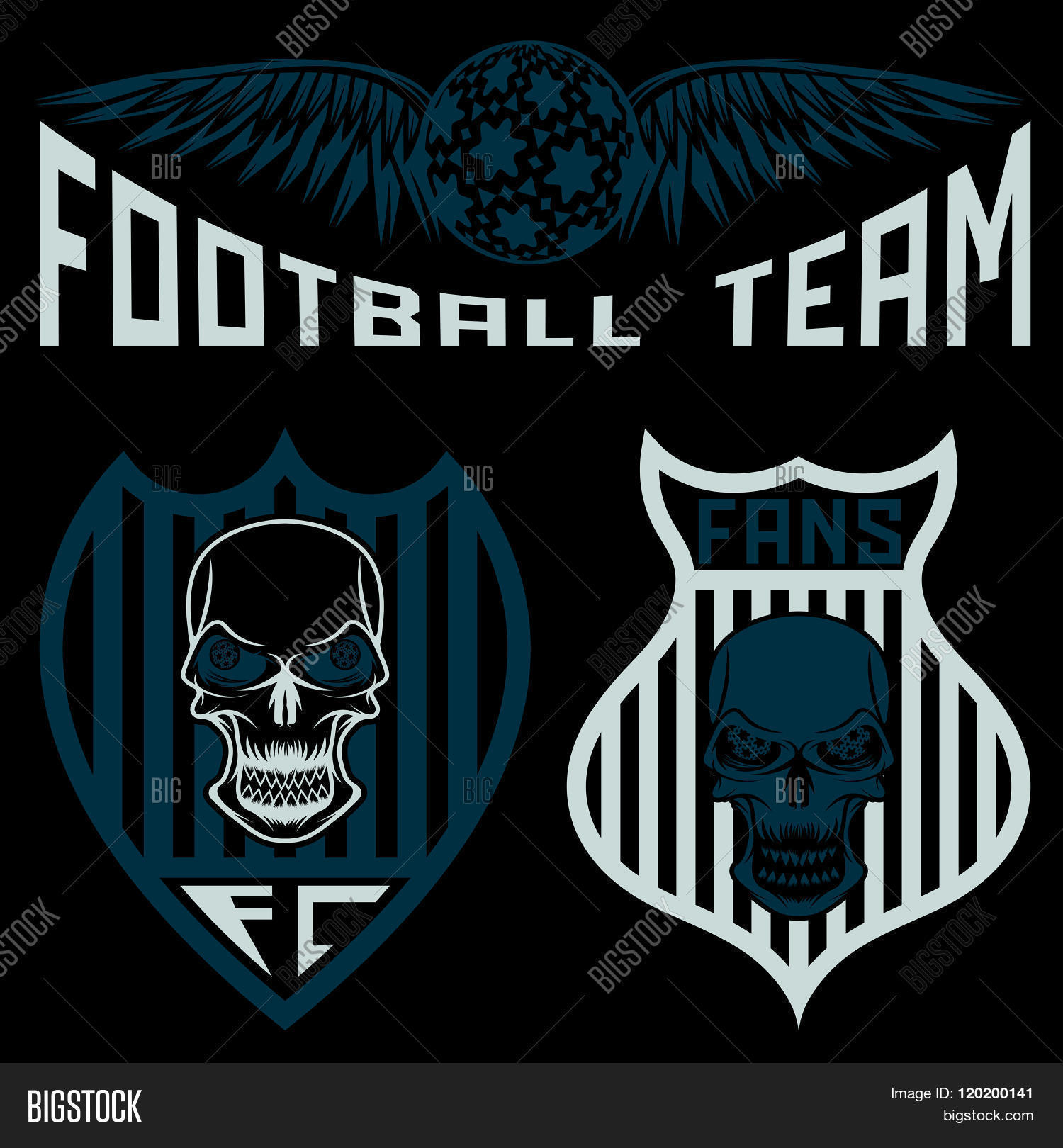 Football Team Crests Vector & Photo (Free Trial) | Bigstock