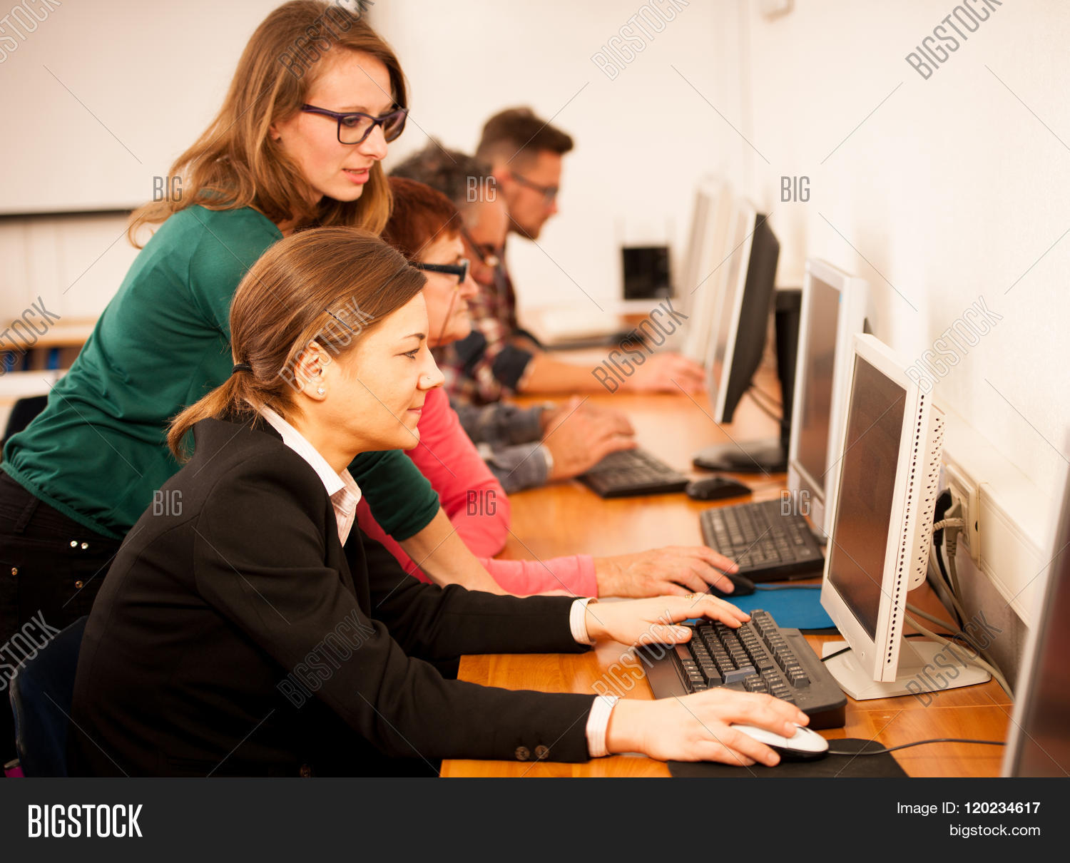 Group Adults Learning Image & Photo (Free Trial) | Bigstock