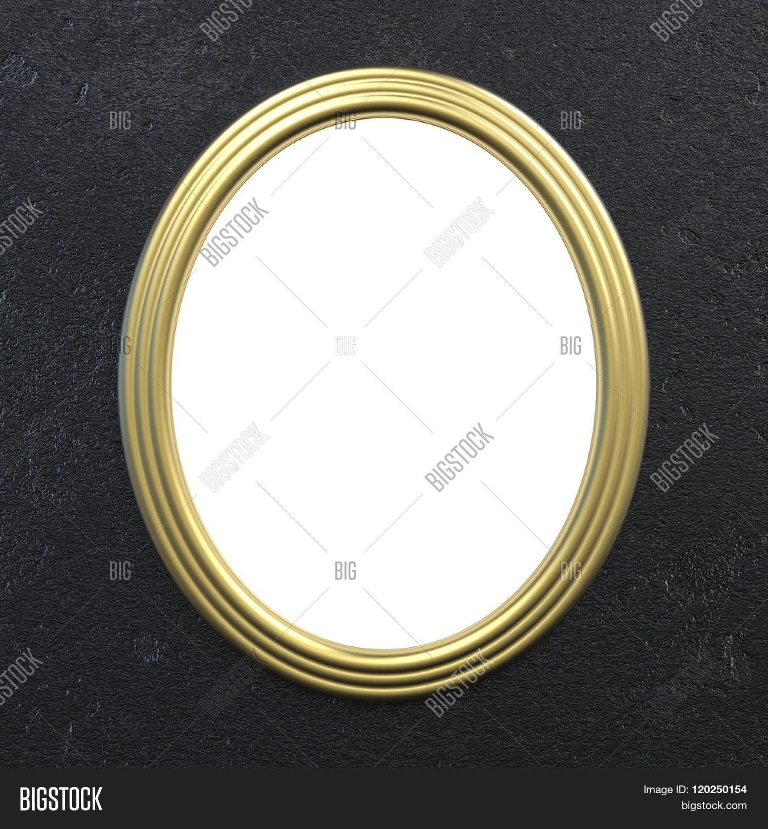 Oval Picture Frame, 3d Image & Photo (Free Trial) | Bigstock