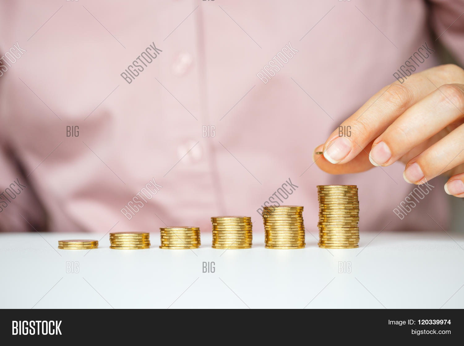 Female Hand Stacking Image & Photo (Free Trial) | Bigstock