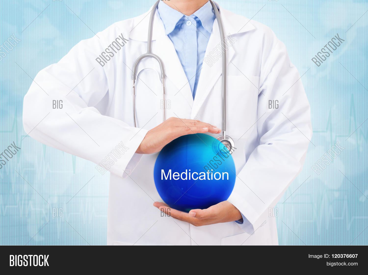 Doctor Holding Blue Image & Photo (Free Trial) | Bigstock