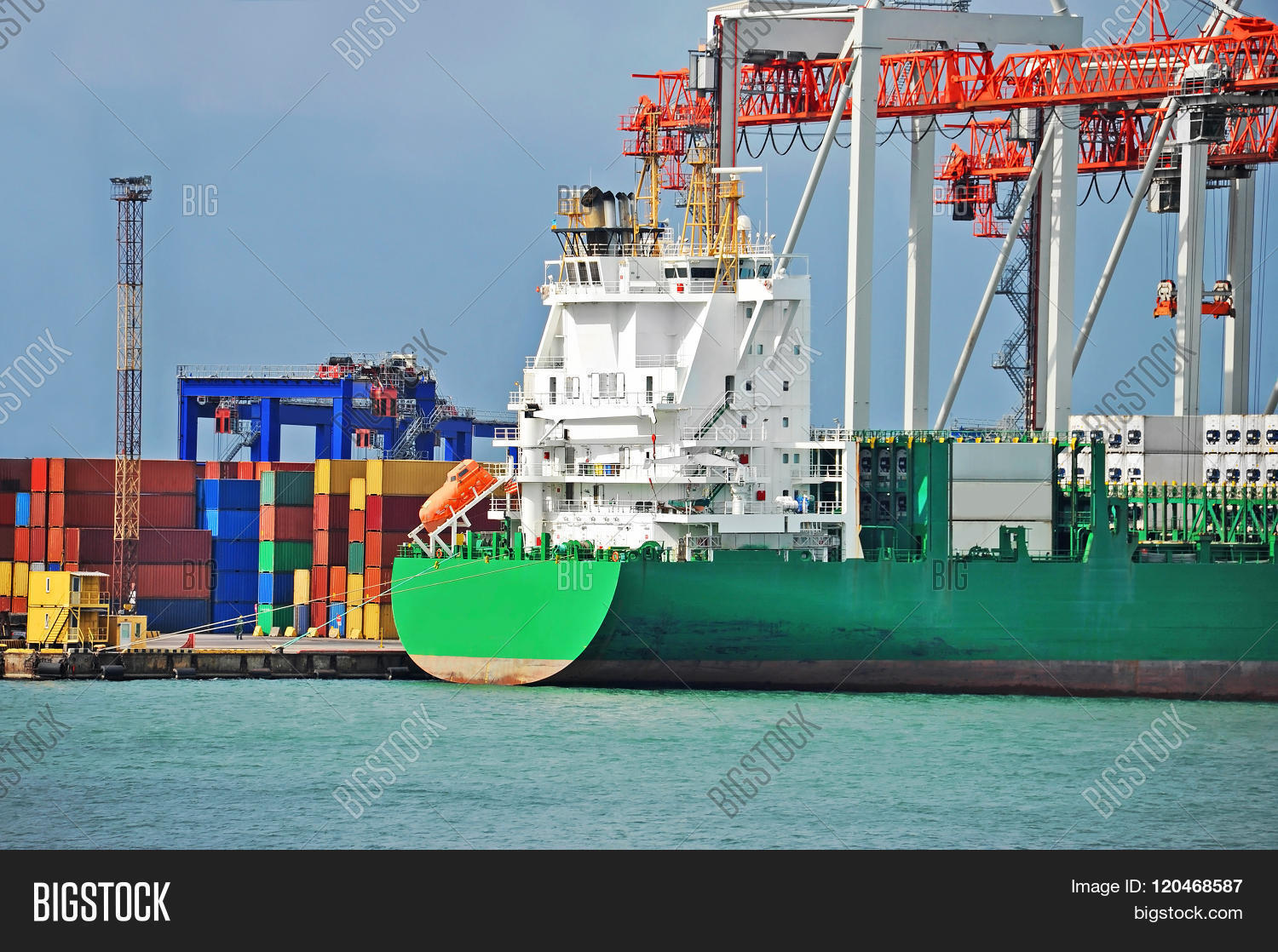 Cargo Crane Ship Image & Photo (Free Trial) | Bigstock