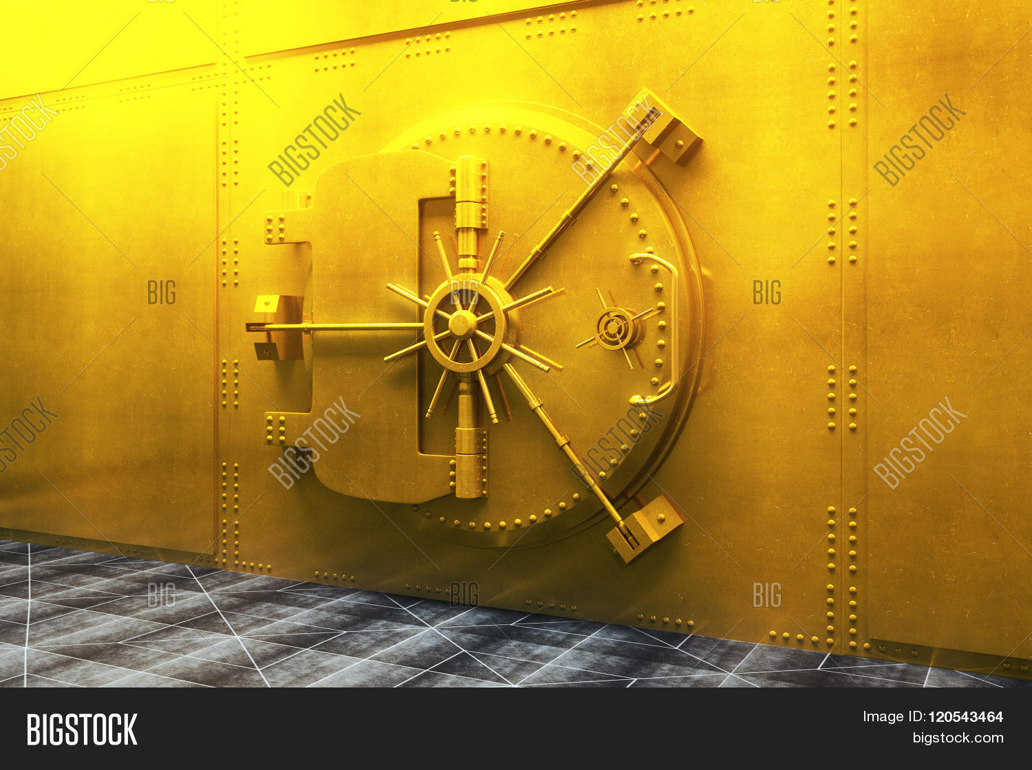 Golden Bank Vault Image & Photo (Free Trial) | Bigstock