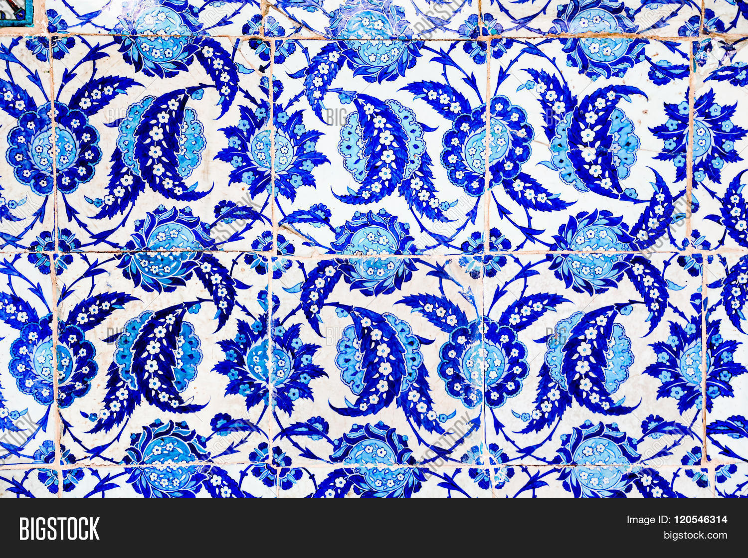 Turkish Blue Tile Image & Photo (Free Trial) | Bigstock