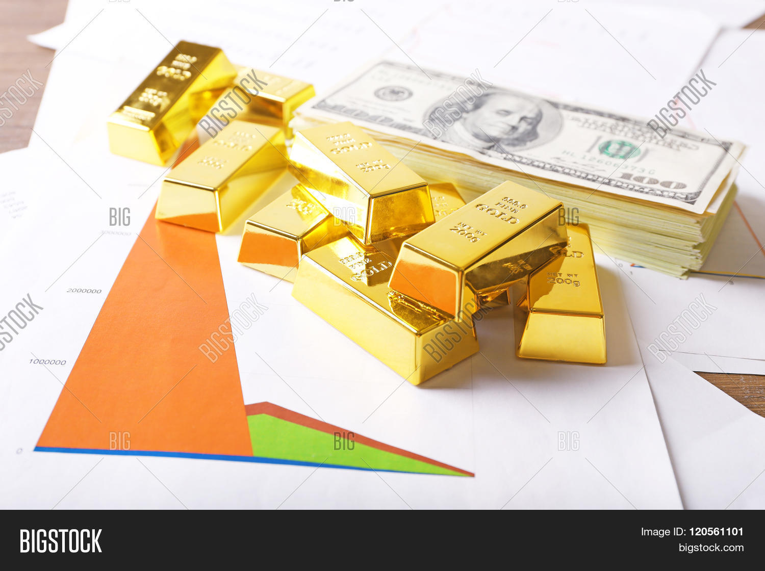 Gold Bars Dollar Image & Photo (Free Trial) | Bigstock