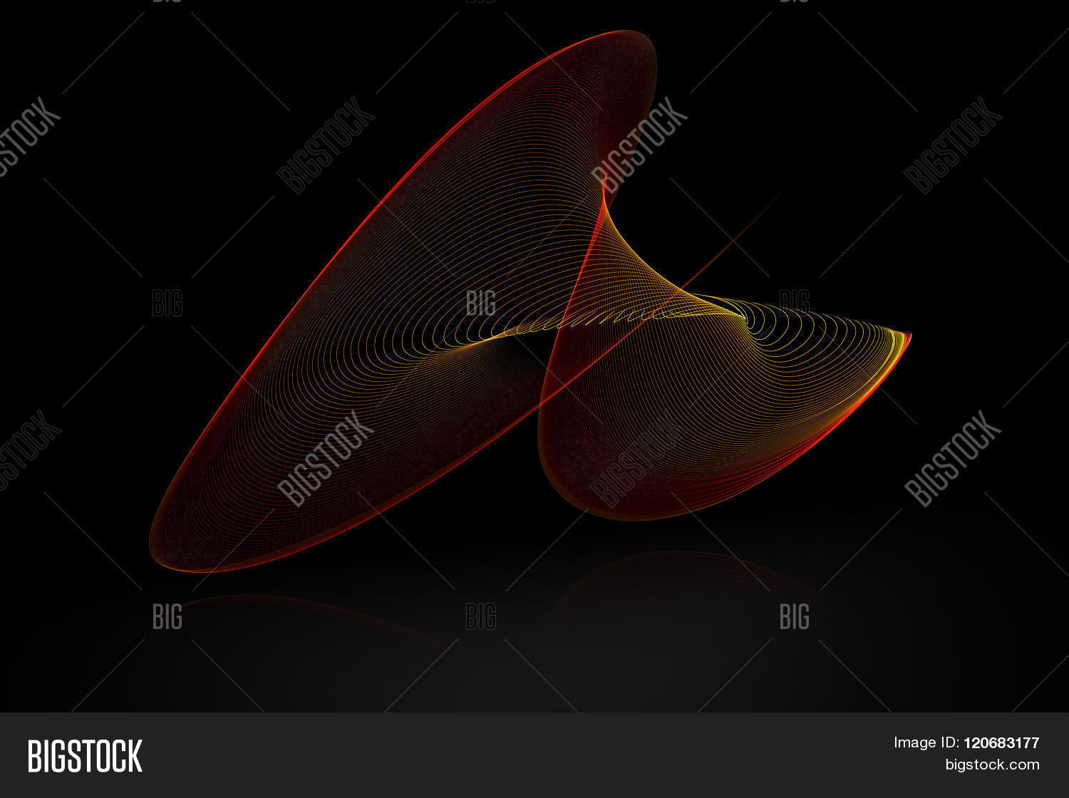 Red Abstract Sound Image & Photo (Free Trial) | Bigstock