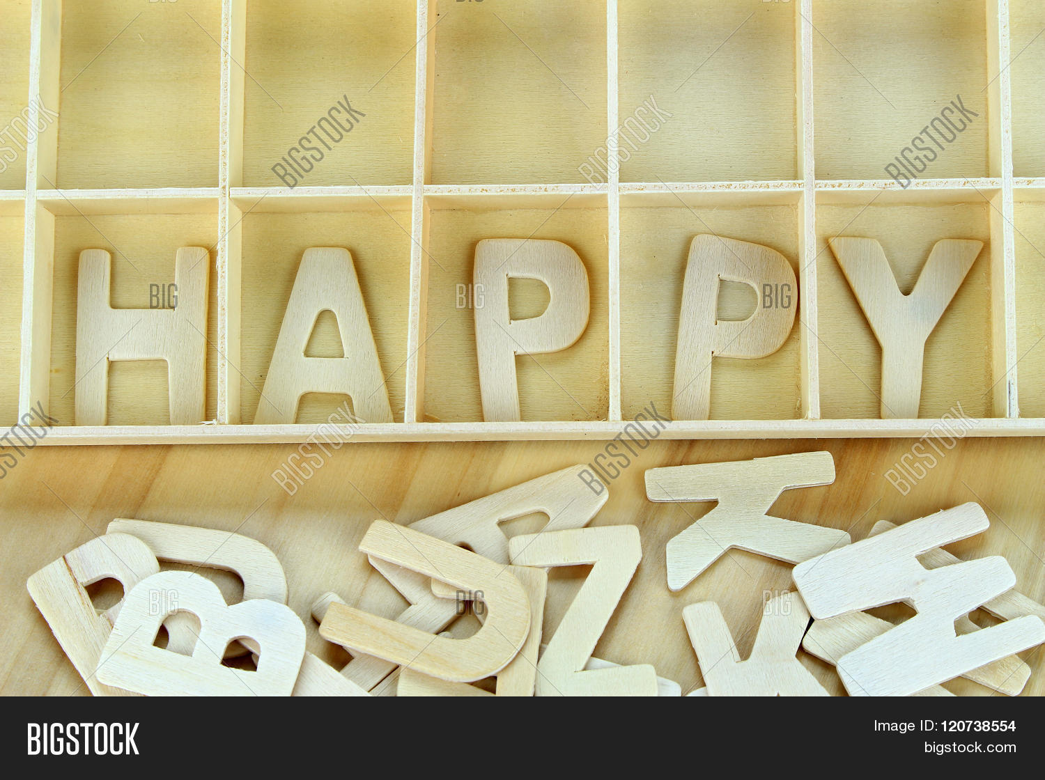 Word Happy Made Wooden Image & Photo (Free Trial) | Bigstock