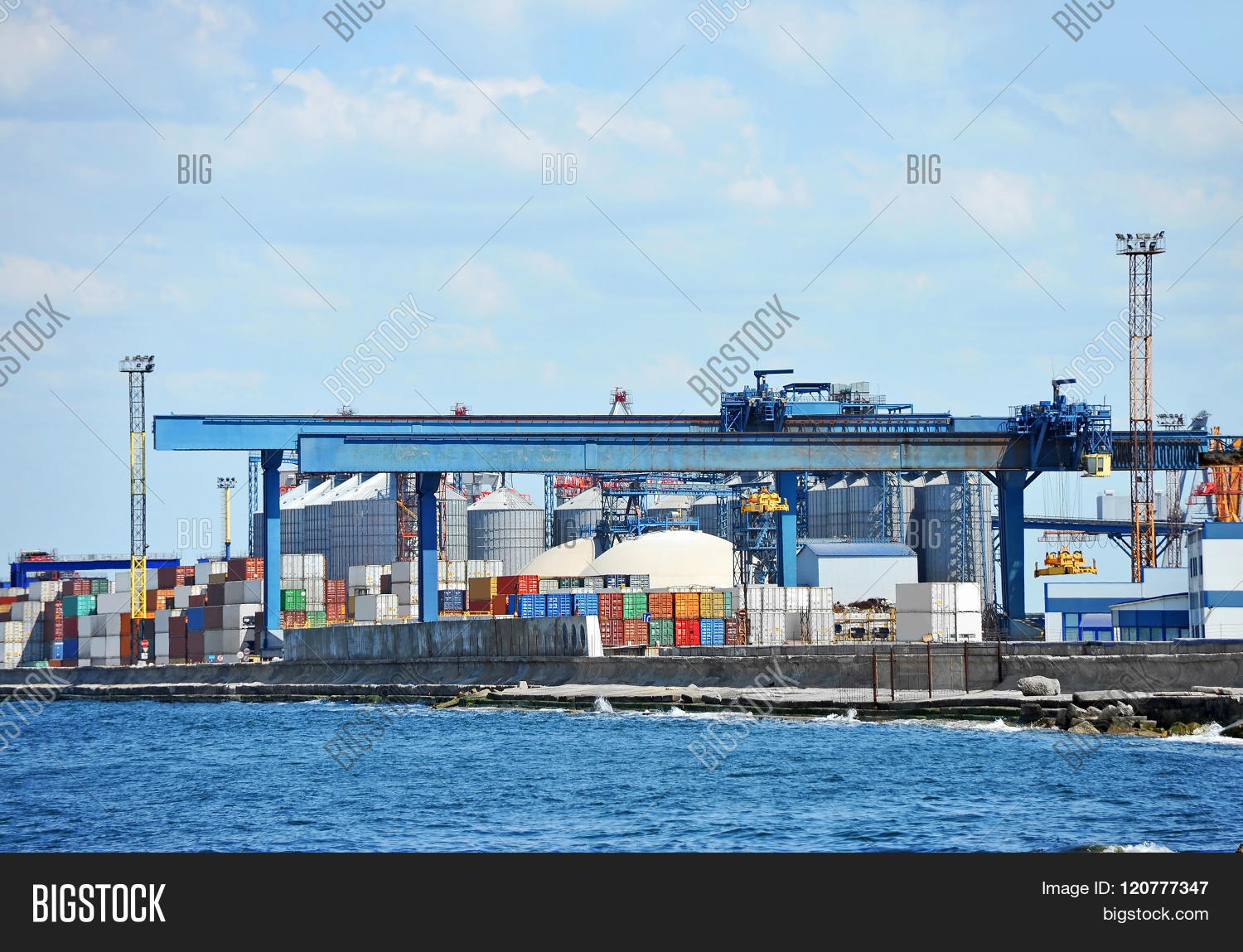 Port Cargo Crane Image & Photo (Free Trial) | Bigstock