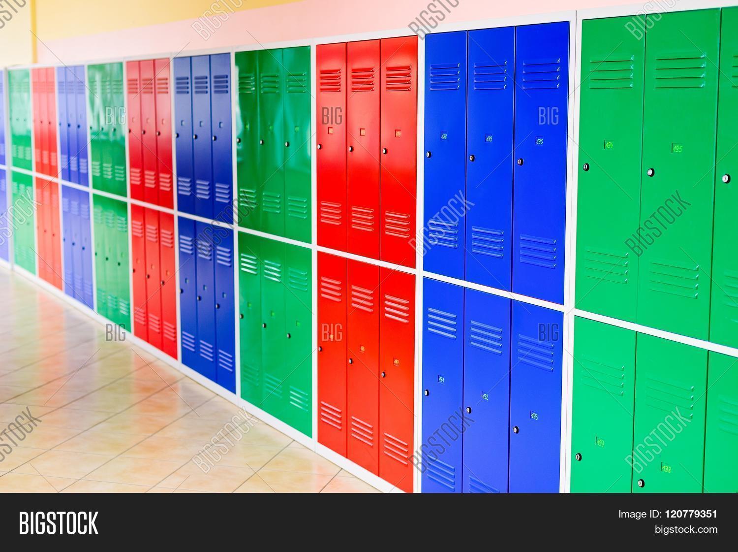 Colorful Metal Lockers Image & Photo (Free Trial) | Bigstock
