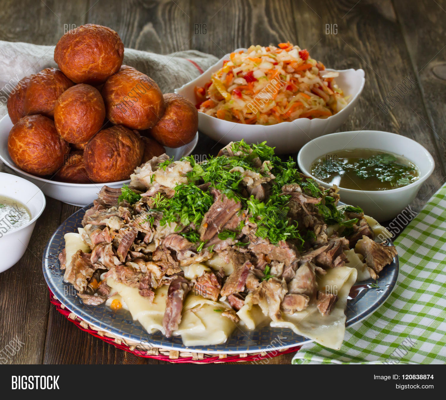 National Kazakh Dishes Image & Photo (Free Trial) | Bigstock