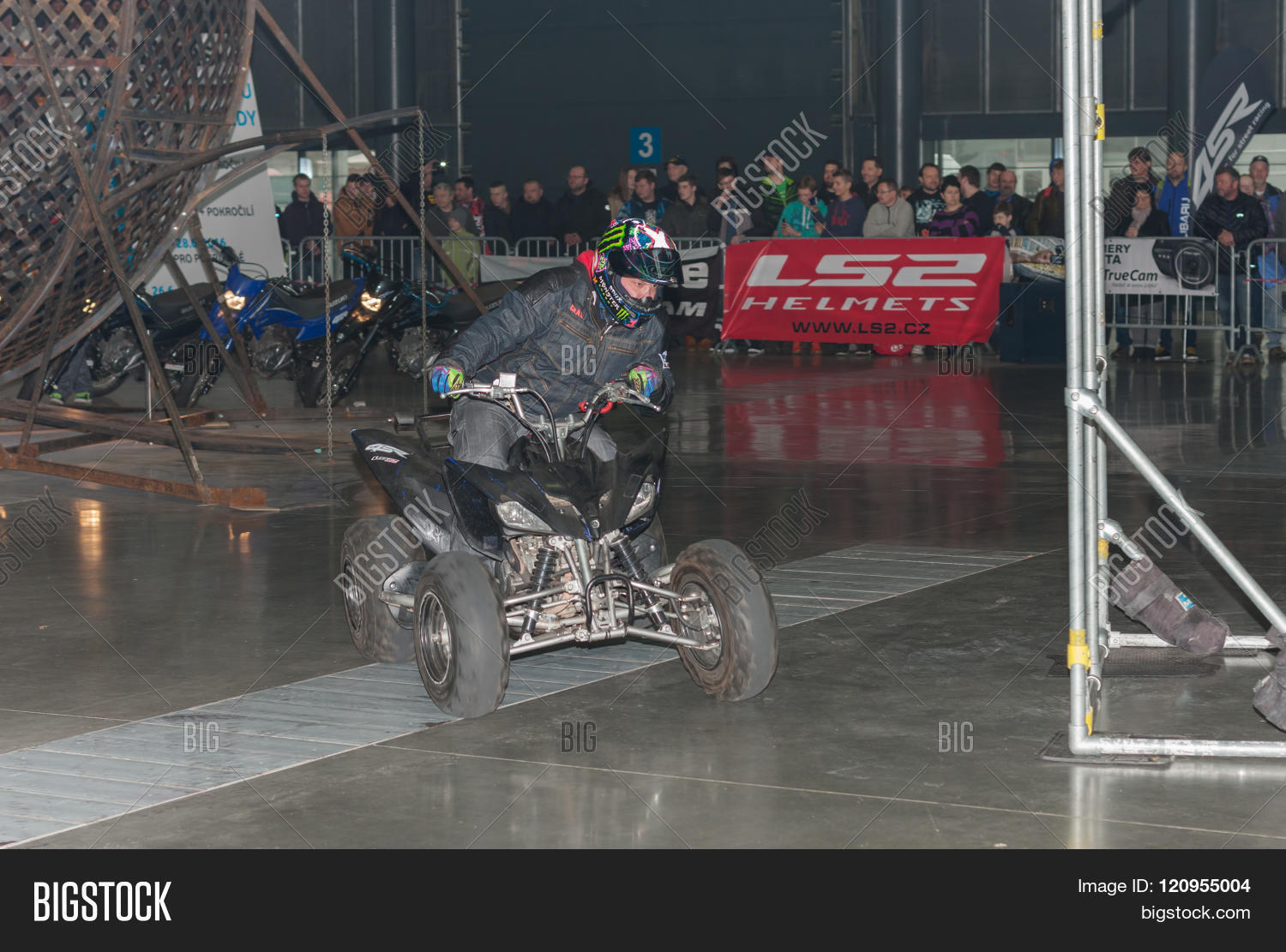 Stuntman Riding Quad Image & Photo (Free Trial) | Bigstock