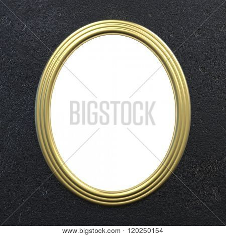 Oval Picture Frame, 3d Image & Photo (Free Trial) | Bigstock