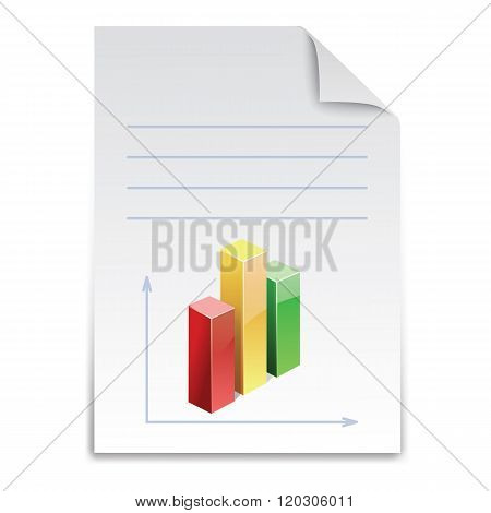 File Stat Bar Graph Vector & Photo (Free Trial) | Bigstock