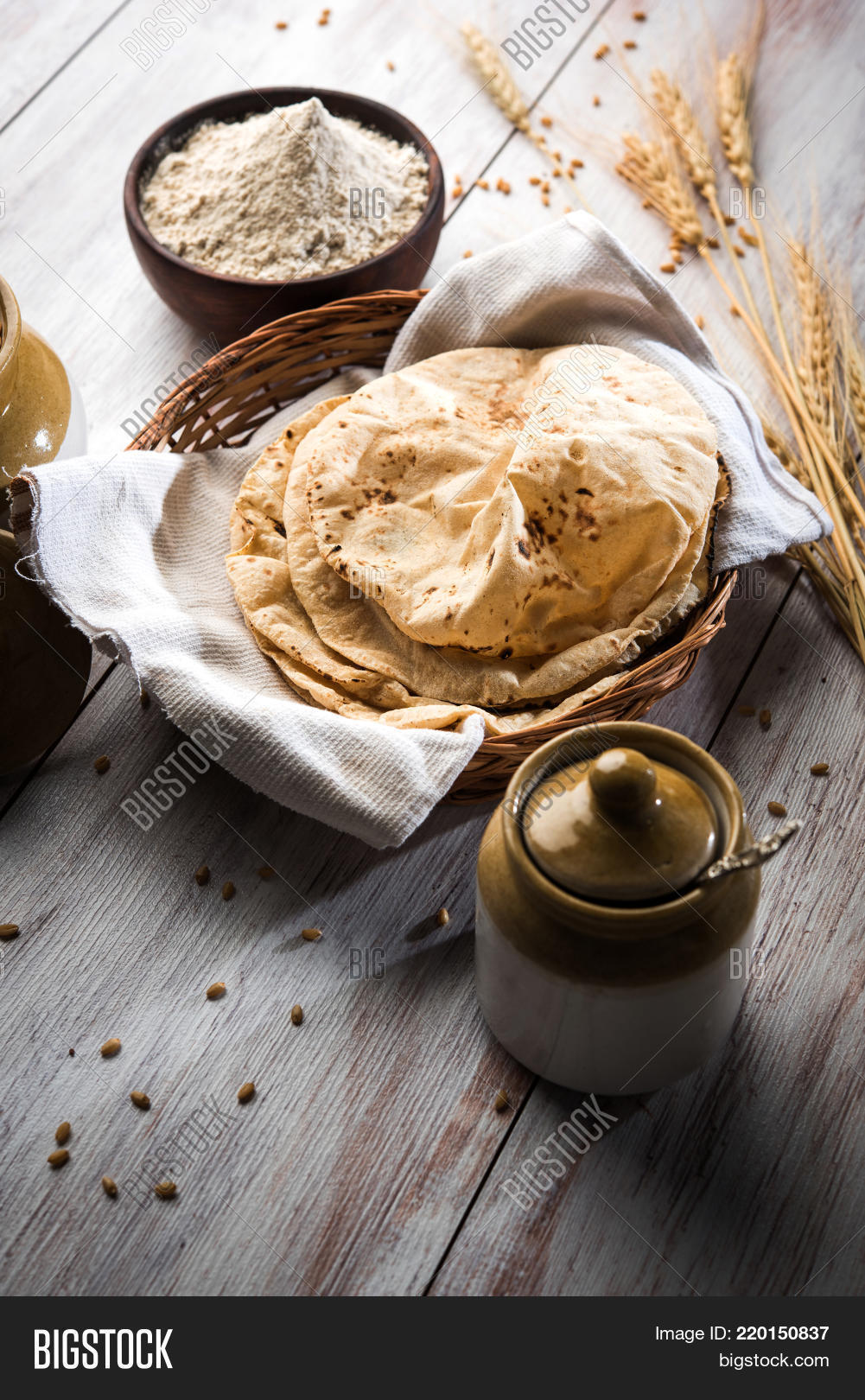 Indian Bread / Chapati Image & Photo (Free Trial) | Bigstock