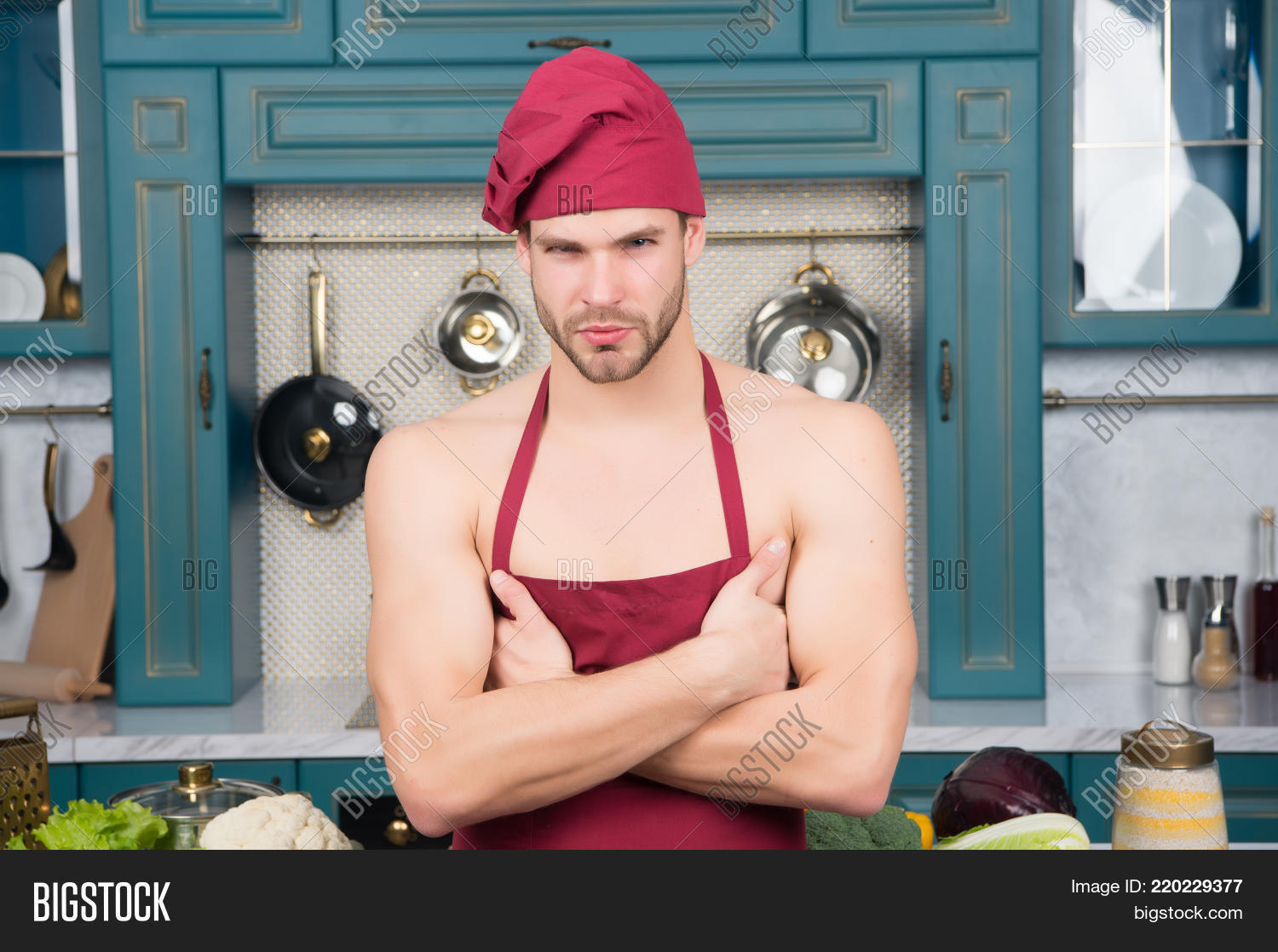 Macho Chef Red Hat, Image & Photo (Free Trial) | Bigstock