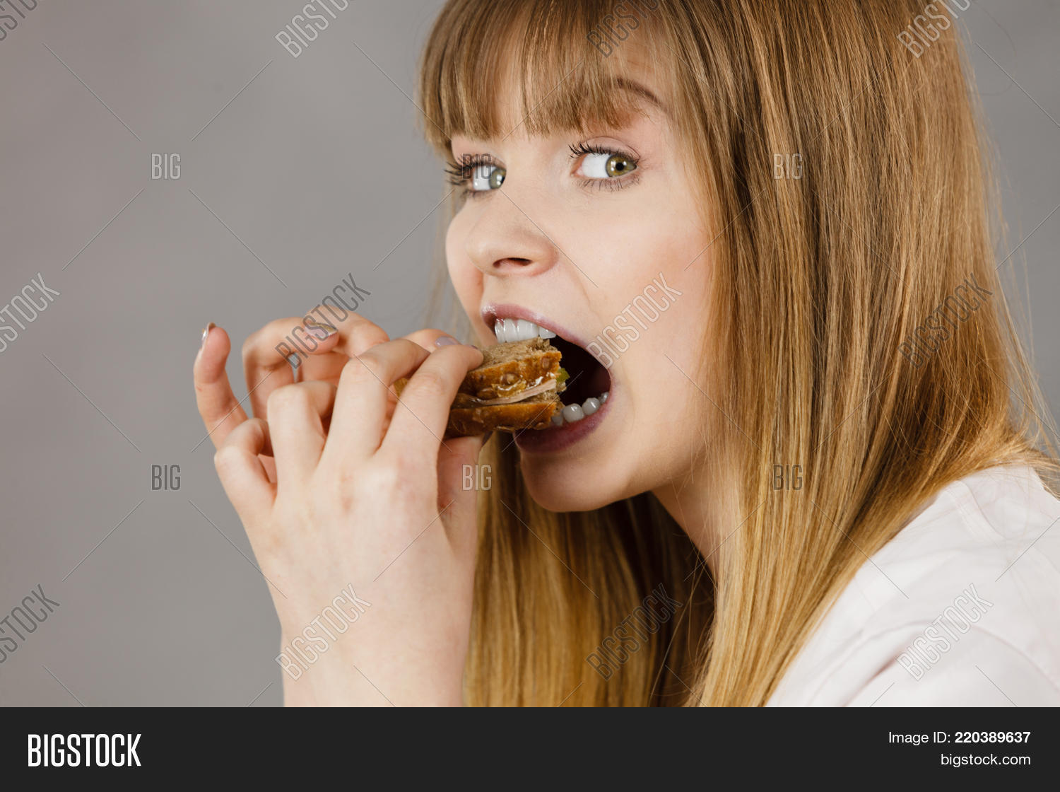 Young Woman Eating Image & Photo (Free Trial) | Bigstock