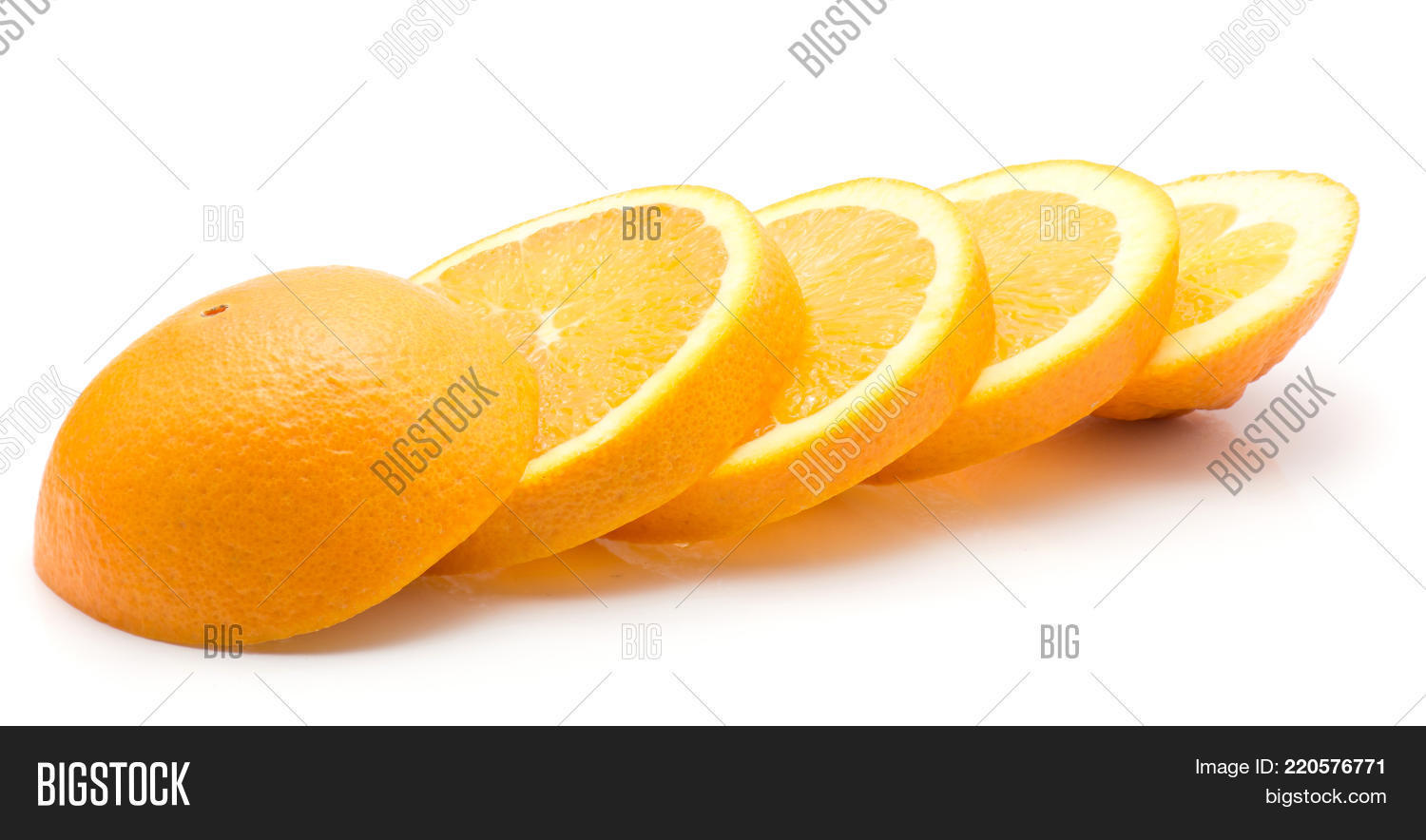 One Sliced Orange Image & Photo (Free Trial) | Bigstock