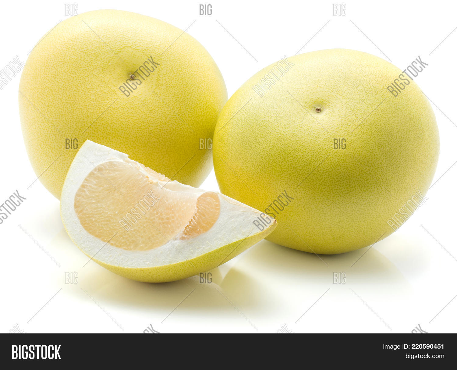 Pamelo Set Isolated On Image & Photo (Free Trial) | Bigstock