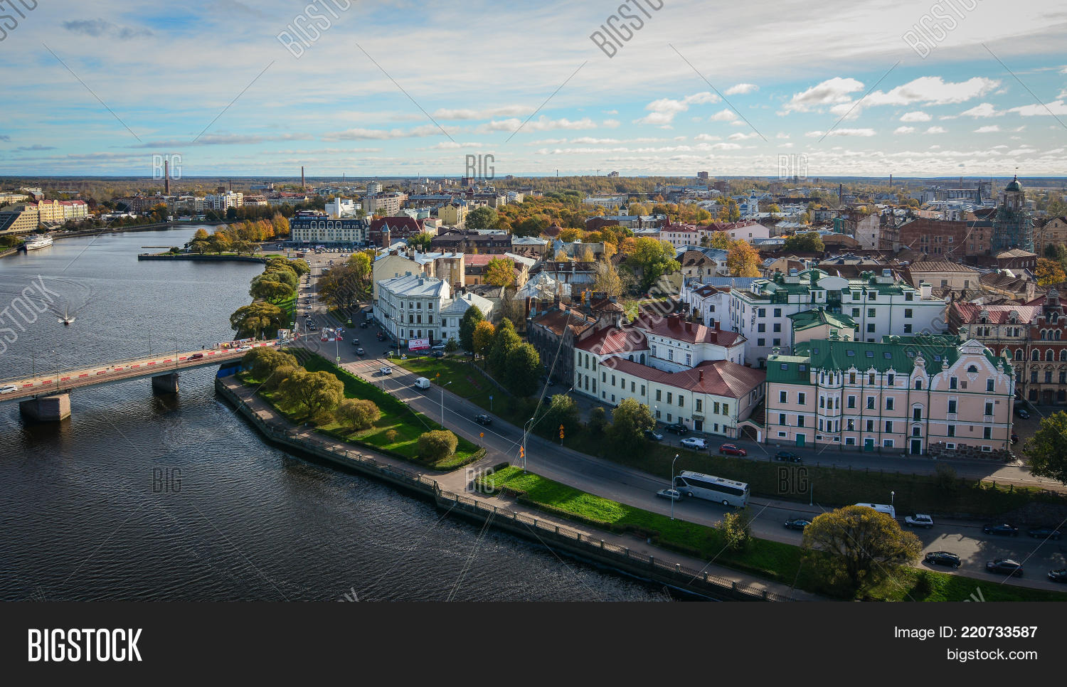 Aerial View Vyborg, Image & Photo (Free Trial) | Bigstock