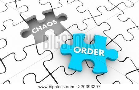 Order Vs Chaos Puzzle Image & Photo (Free Trial) | Bigstock