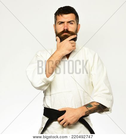 Karate Man Angry Face Image & Photo (Free Trial) | Bigstock