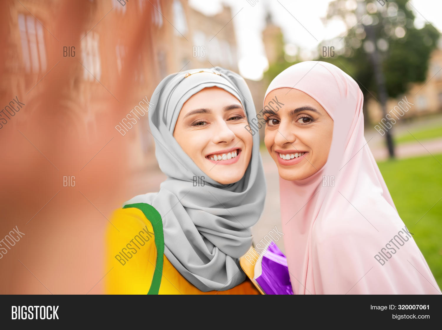 Female Muslim Students Image & Photo (Free Trial) | Bigstock