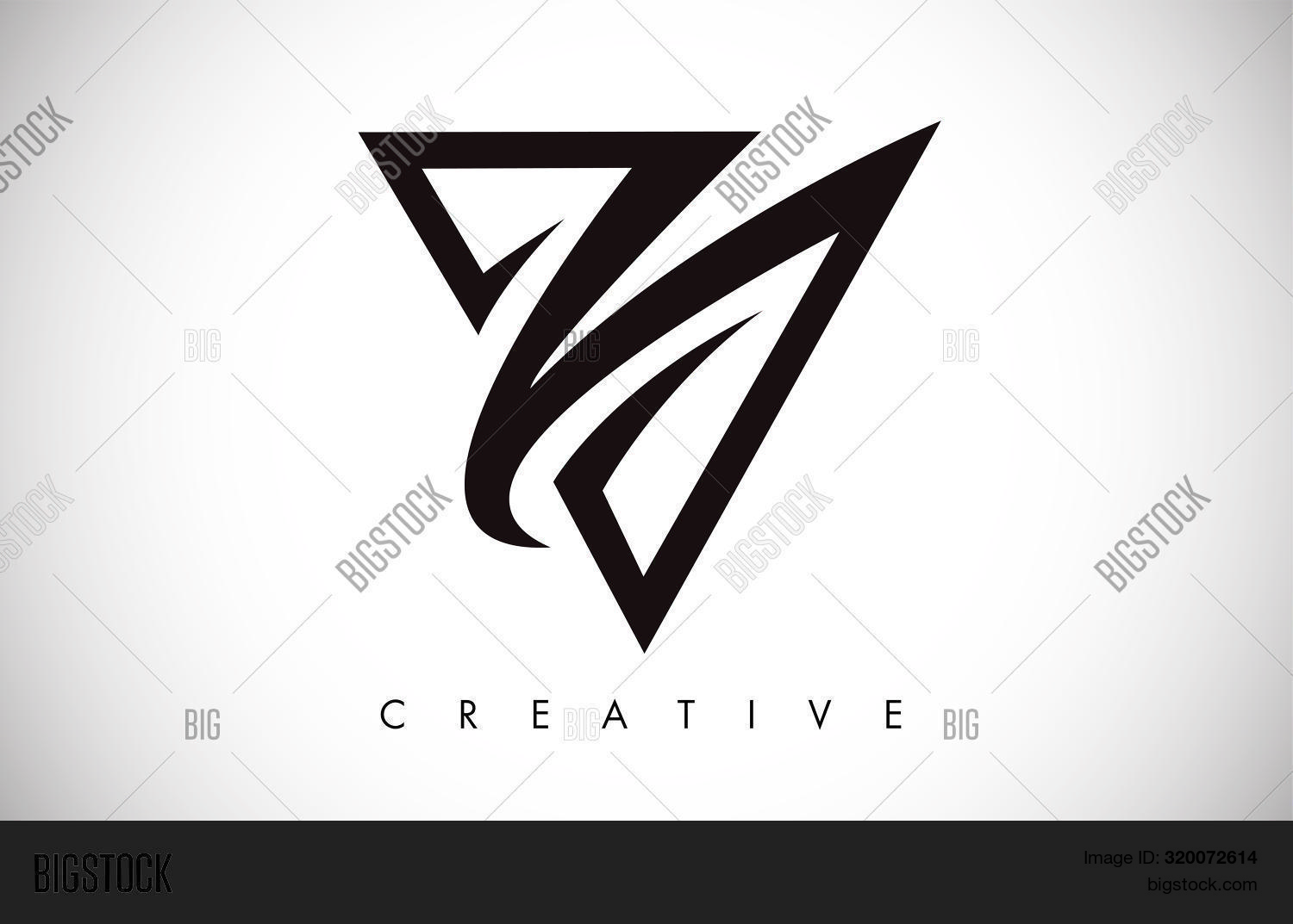 V Letter Modern Vector & Photo (Free Trial) | Bigstock