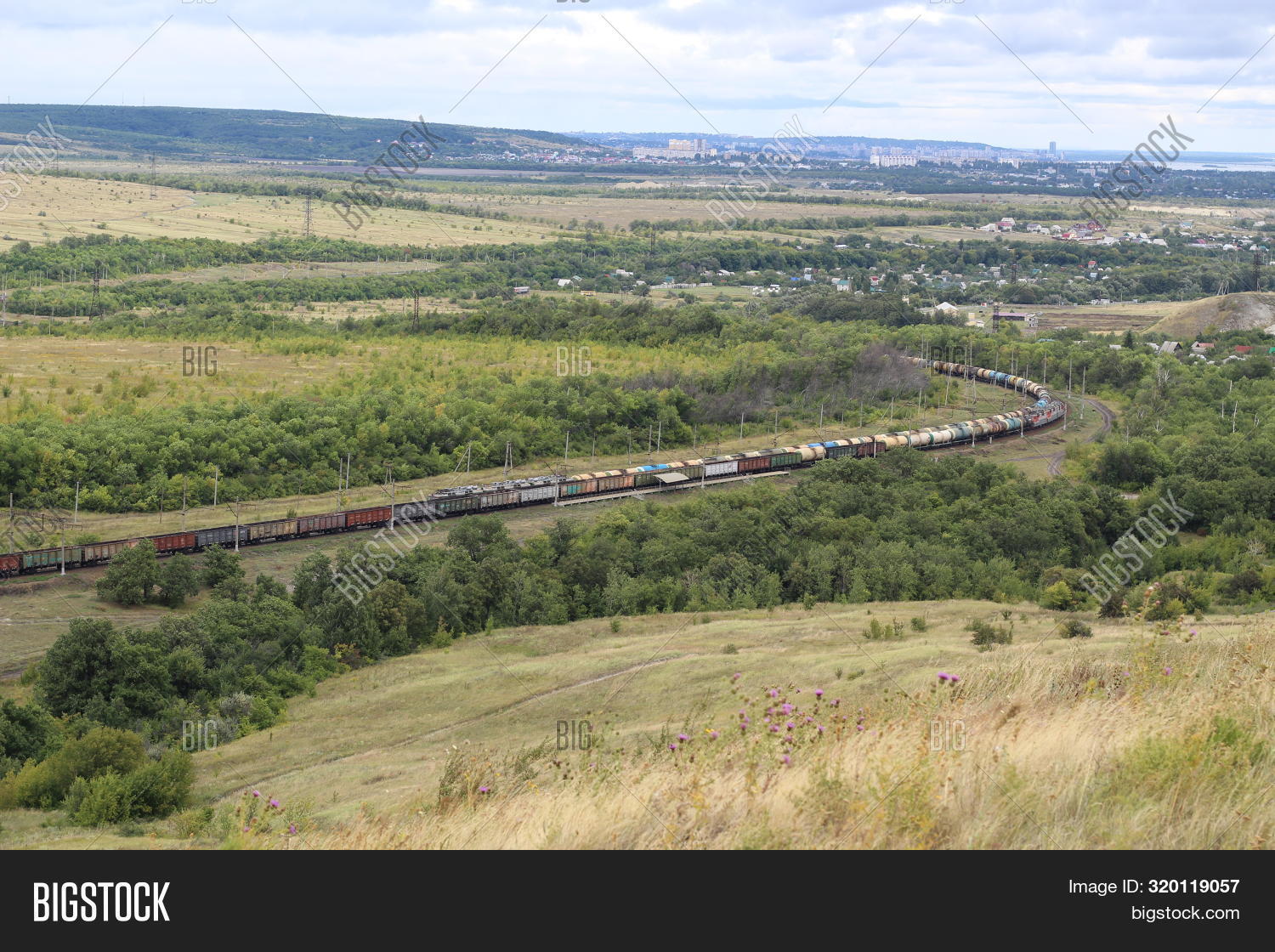 Two Long Freight Image & Photo (Free Trial) | Bigstock