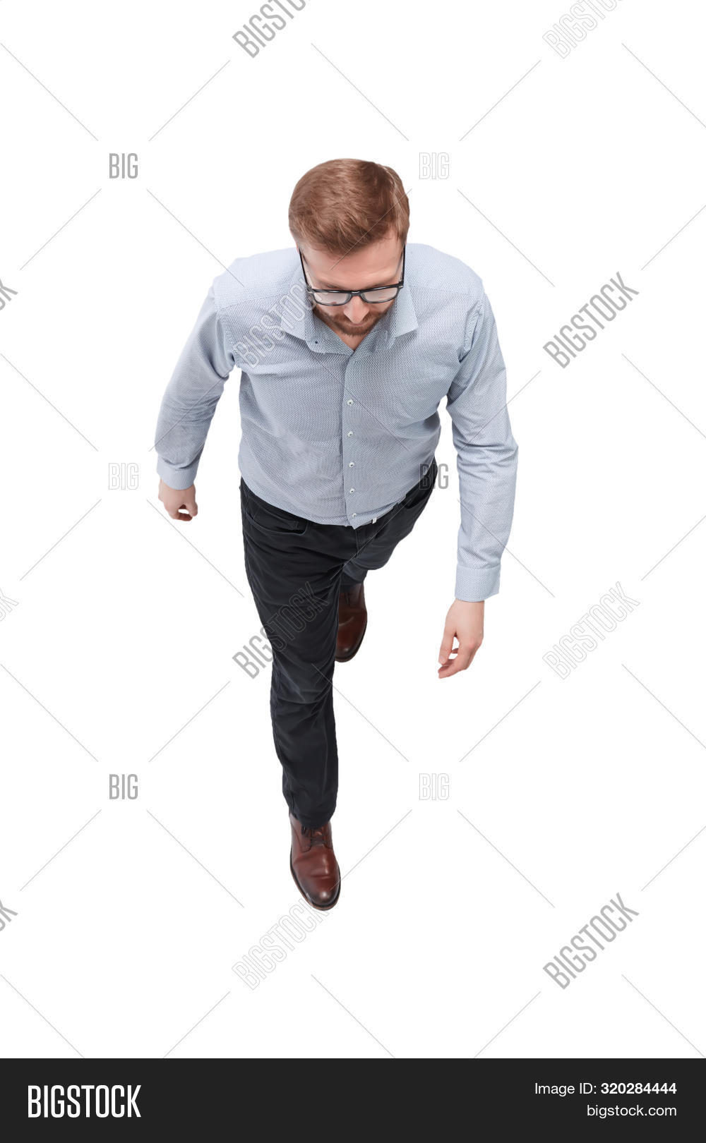 Top View. Young Man Image & Photo (Free Trial) | Bigstock