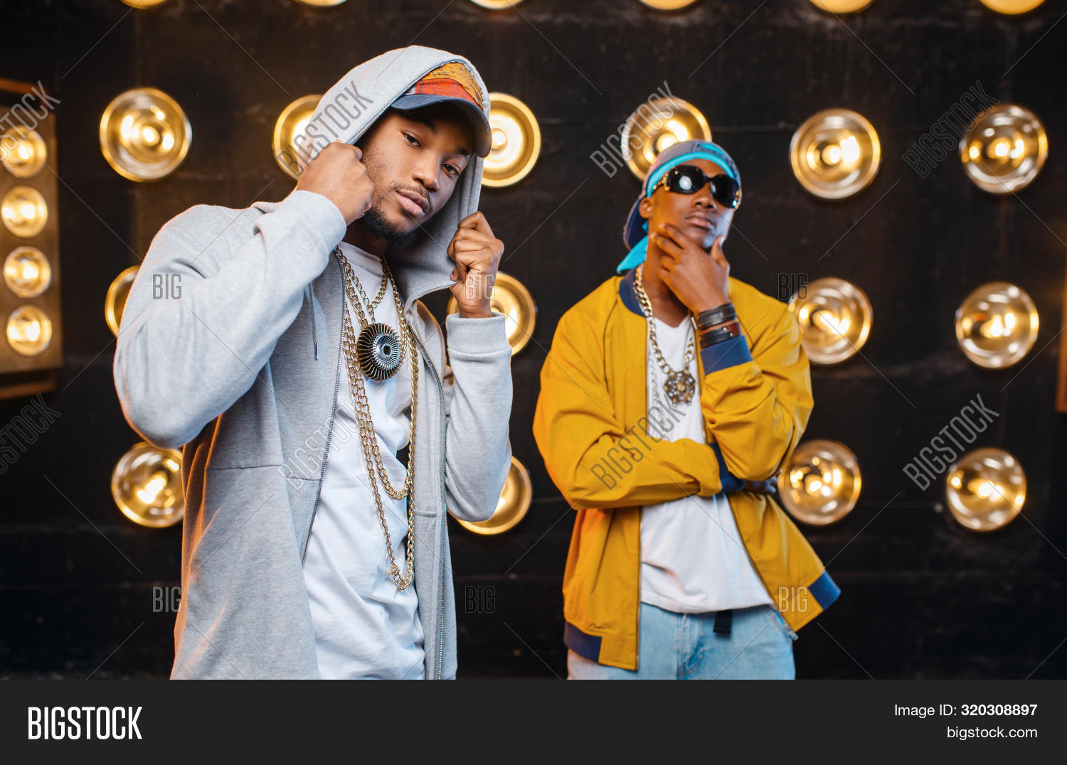 Two Black Rappers Caps Image & Photo (Free Trial) | Bigstock